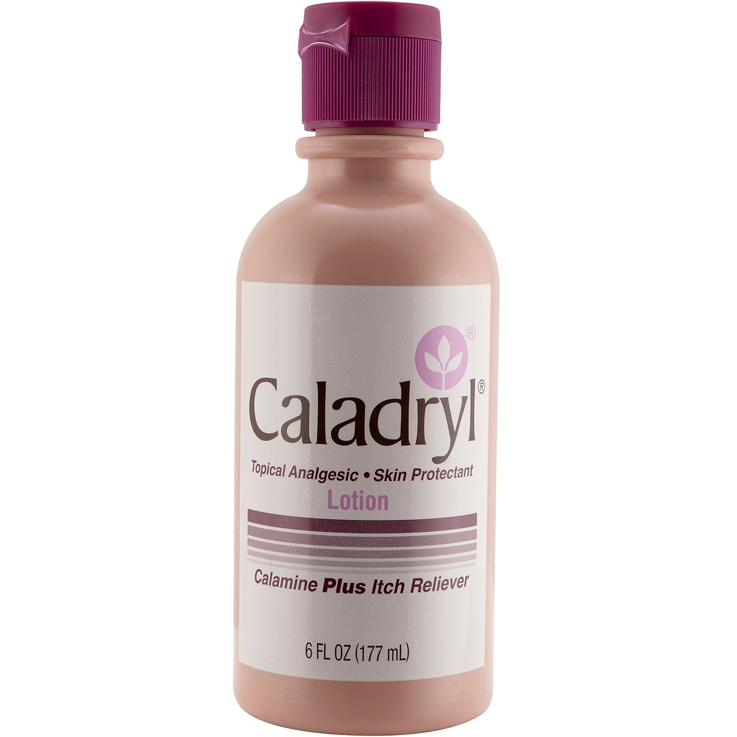 Calamine Lotion by Caladryl, Skin Protectant plus Itch Relief, 6 Fl Oz ...