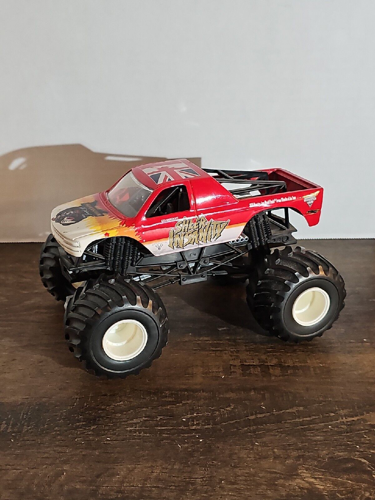 Monster Jam SHEER INSANITY Hot Wheels 1:24 Diecast UK Great Britain Ged Barcroft - Contemporary ...