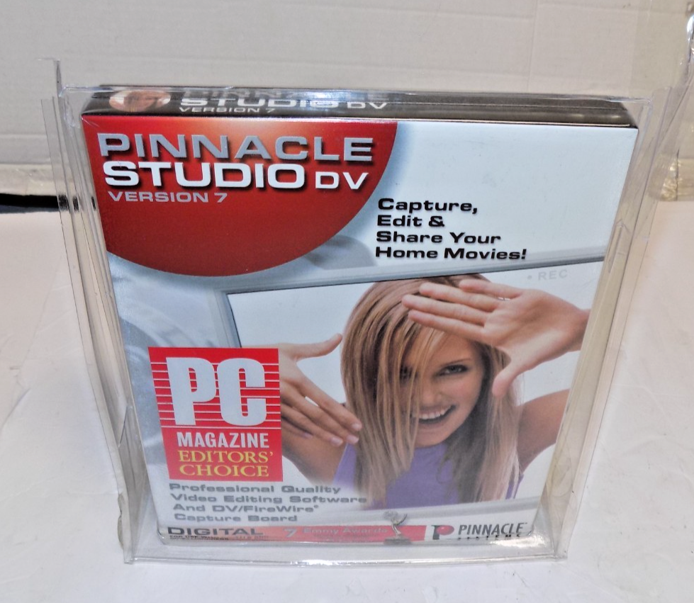 Pinnacle Studio DV Version 7 2001 Video Editing Movie Making Software ...