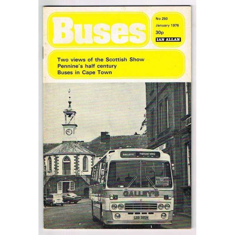 Buses Magazine January 1976 mbox3072/c Two views of the Scottish Show ...