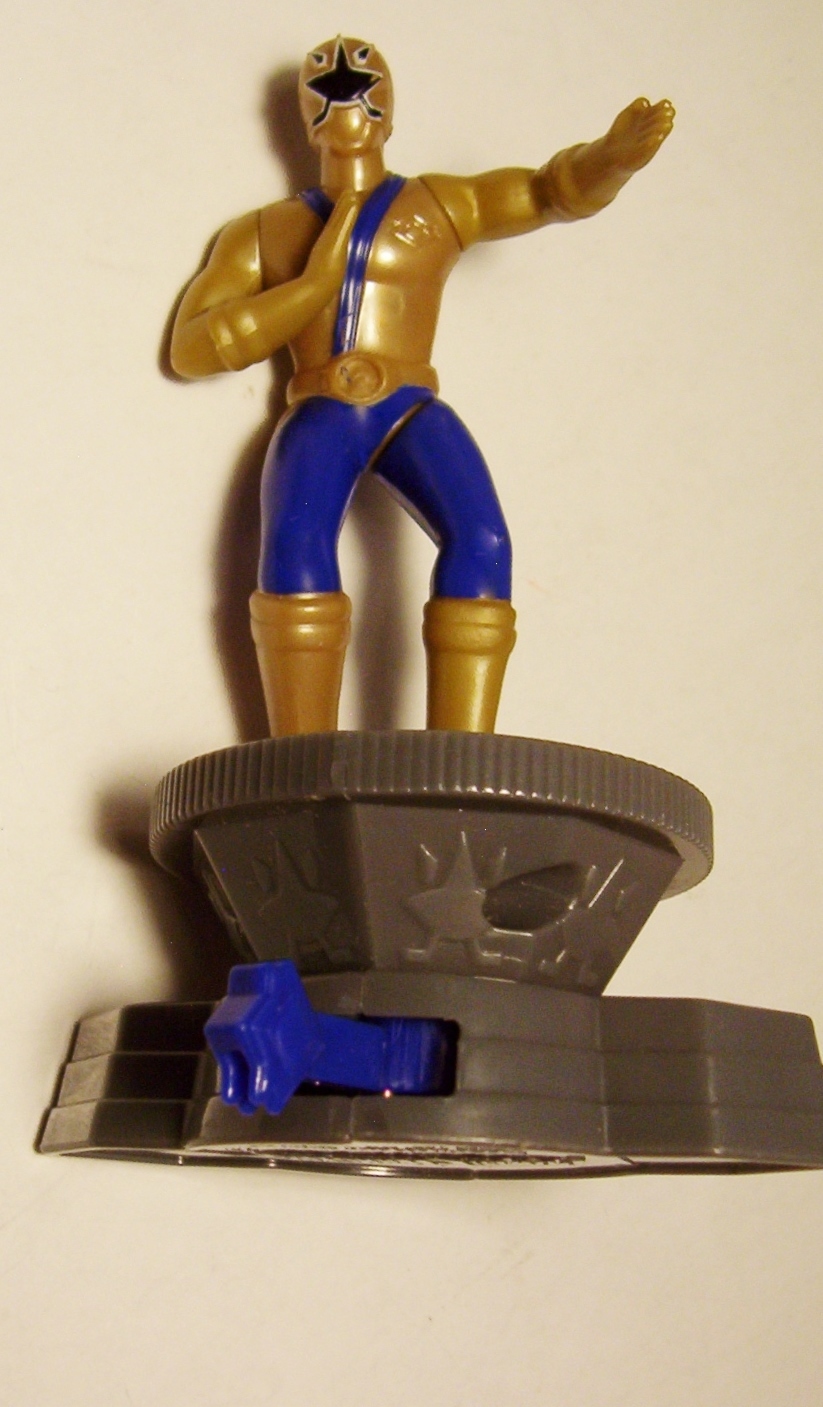 Power Rangers Samurai Gold Ranger Figure #3 McDonalds Toy 2011 Stocking ...