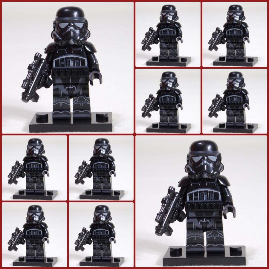 9pcs SHADOW STEALTH Trooper STAR WARS Minifigure Set +Stands US Seller ...
