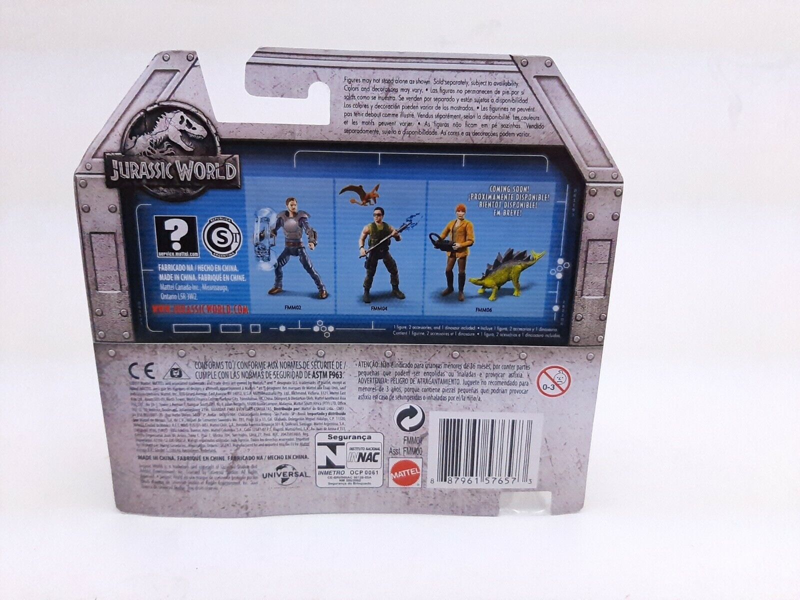 Jurassic World Dino Rivals 3.75" Figure Armored Owen & Adult Blue ...