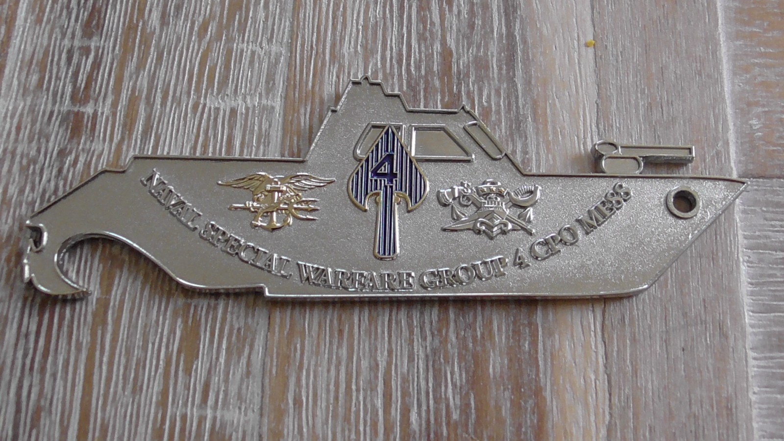 USN NSWG 4 Naval Special Warfare Group 4 CPO Mess Navy SEAL Challenge ...