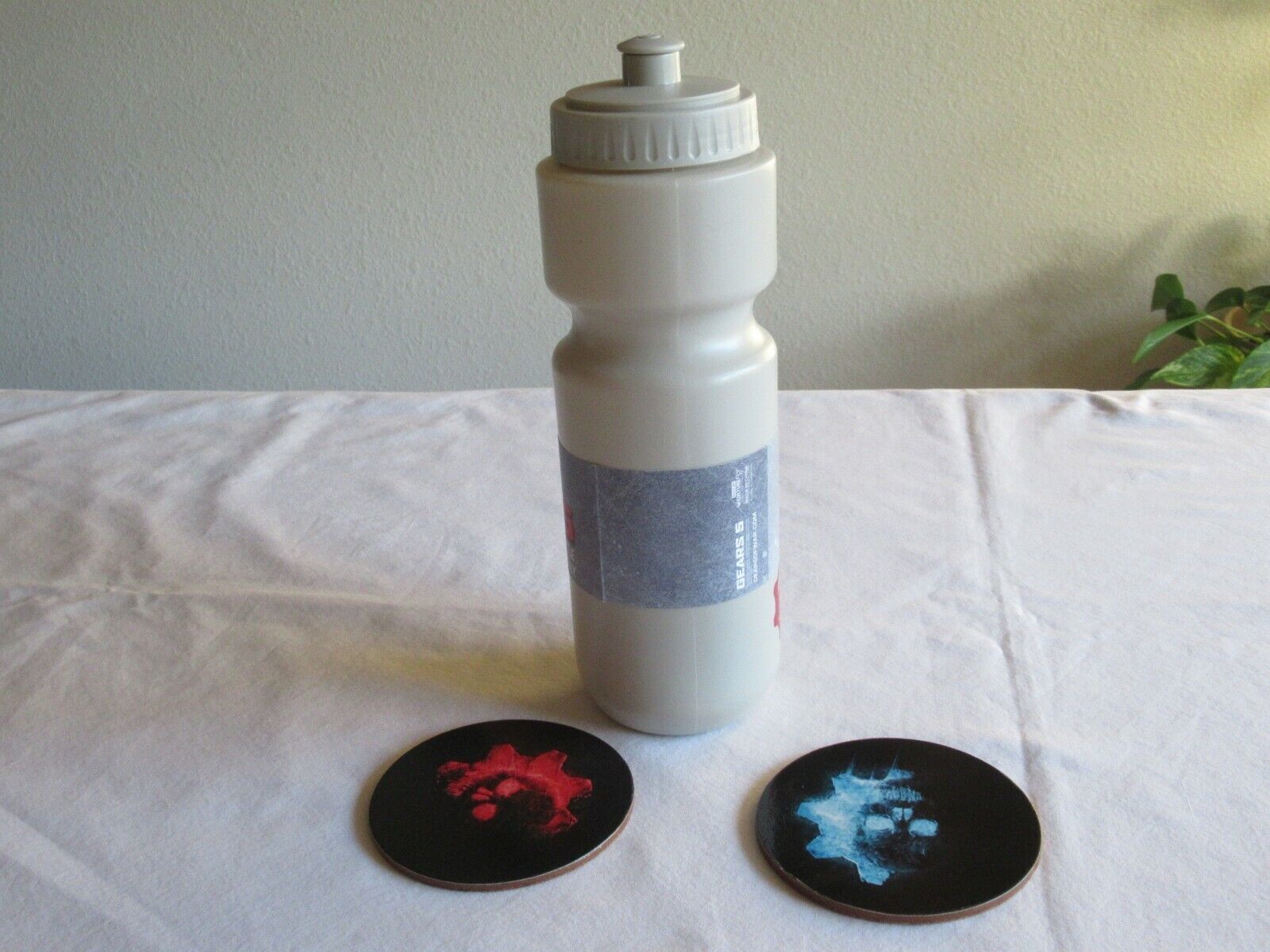 NEW GEARS 5 20 oz BPA-FREE Reusable Water Bottle plus 2 Coasters ...
