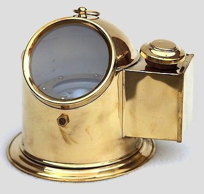 NauticalMart Handmade Brass Binnacle Compass With Marine Ship Compass ...