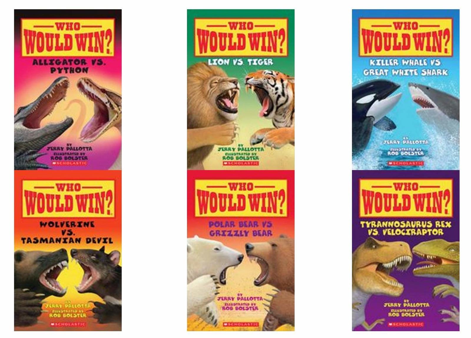 Who Would Win? 6 book set Tyrannosaurus Rex vs Velociraptor; Killer ...