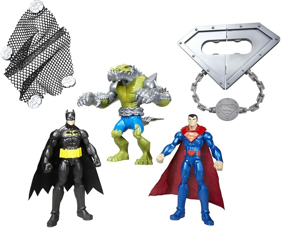 Batman - Killer Croc Takedown Action Figure Set by Mattel - Action Figures