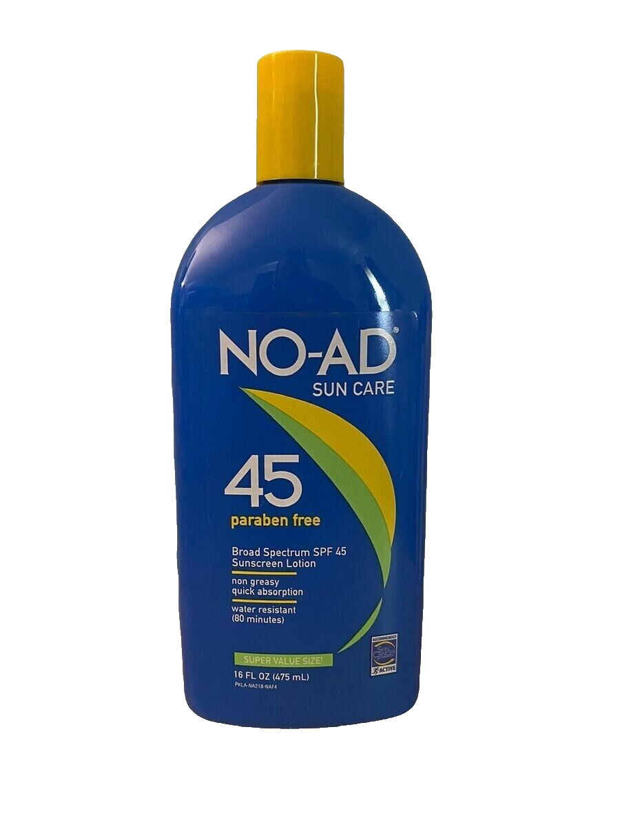 (1) Bottle NO-AD Sunscreen Lotion SPF 45 16 fl oz - Sunscreen