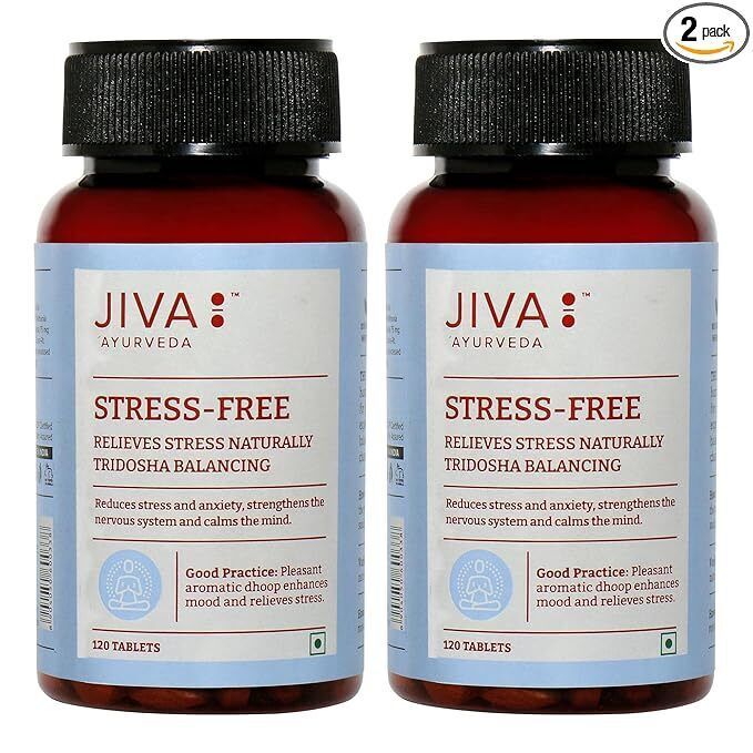 Stress-Free Tablets 500mg Ayurvedic Treatment for Stress & Anxiety 240 ...