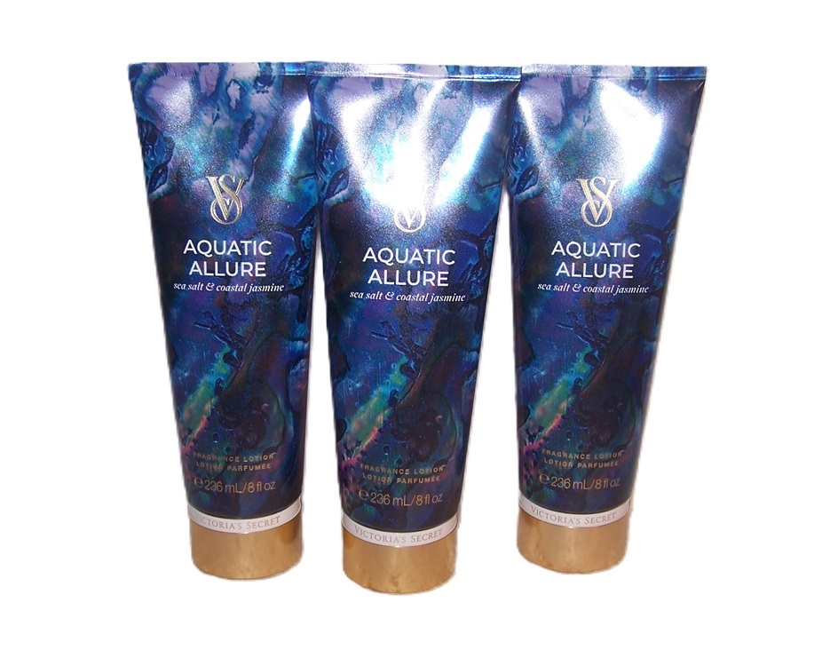 Aquatic Allure Fragrance Lotion 8 oz Victoria's Secret Lot of 3 ...