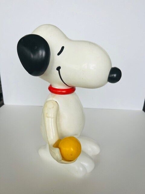 Hasbro Snoopy Game Toy Figure 1966 LARGE 14" Throwing Ball Peanuts ...