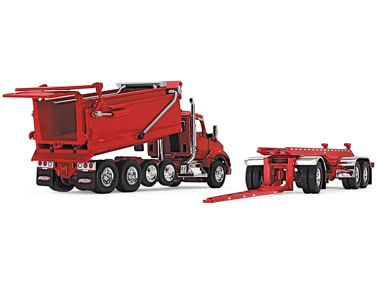 Kenworth T880 Quad-Axle Dump Truck and Rogue Transfer Tandem-Axle Dump ...