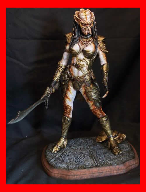 Female Predator with Sword 1/6 Narin Sculpt DIY Resin Model Kit Figure ...