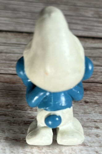 Smurfs Prisoner Smurf 40212 Jail Rare Vintage Figure 1980s Toy Figure ...