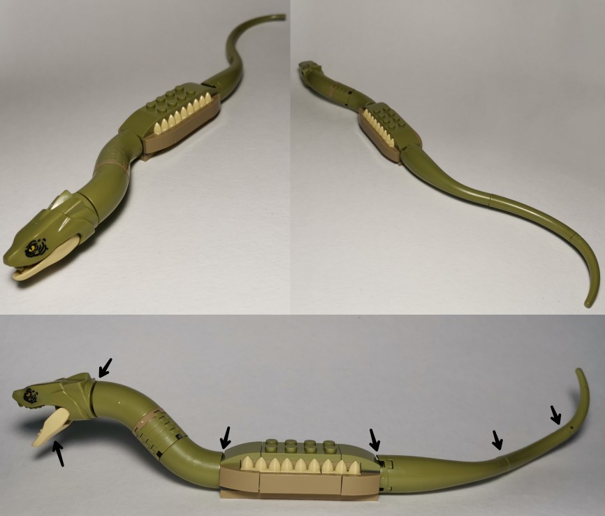 Building Block Snake Monster Animal LOTR Hobbit fantasy horror ...