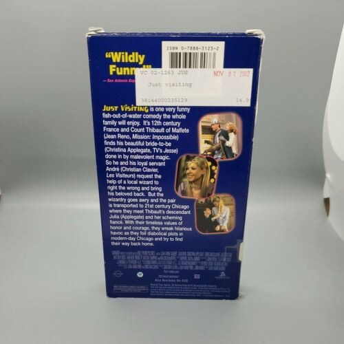 Just Visiting VHS 2001 Jean Reno Christina Applegate Christian Clavier ...