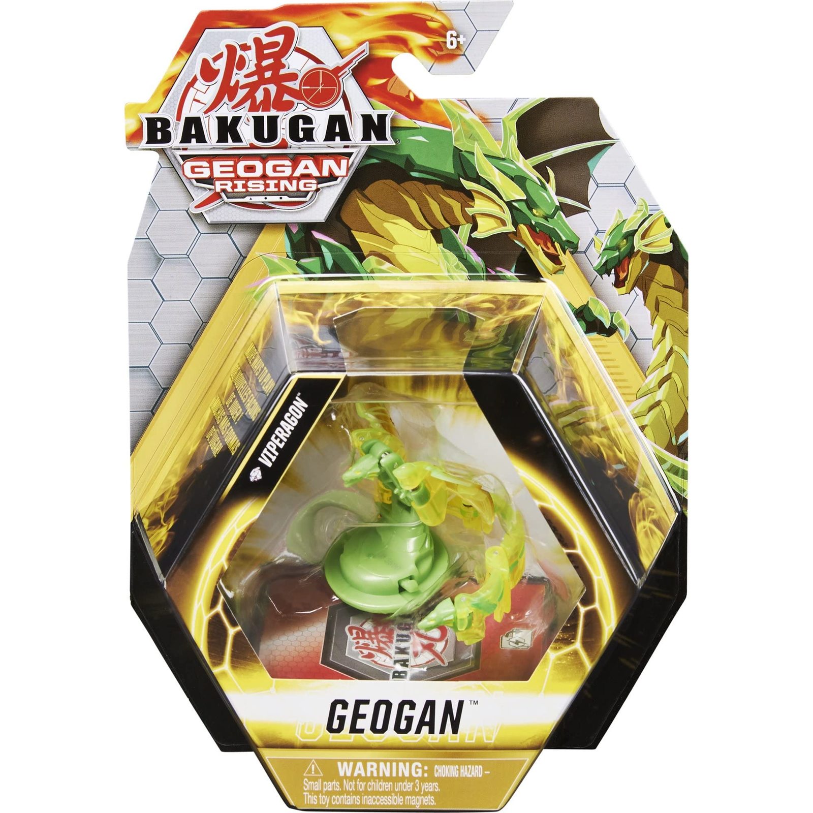 Bakugan Geogan Rising 2021 Diamond Viperagon Geogan Collectible Action ...