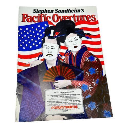 Pacific Overtures Stephen Sondheim Theater Souvenir Brochure UK 1986 ...