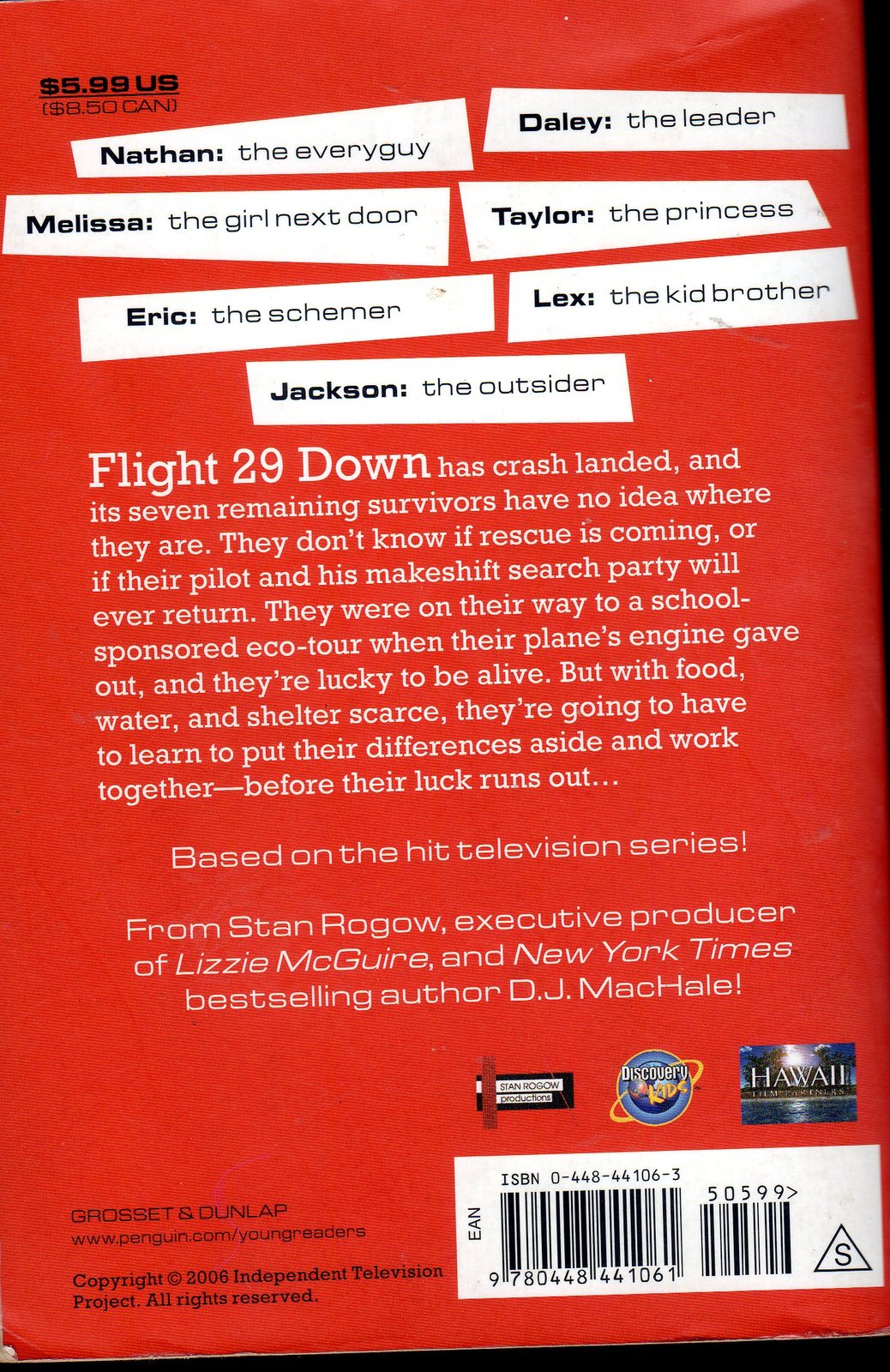 Flight 29 Down By D.J. Machale & Stan Rogow - (Paperback Book) - Books