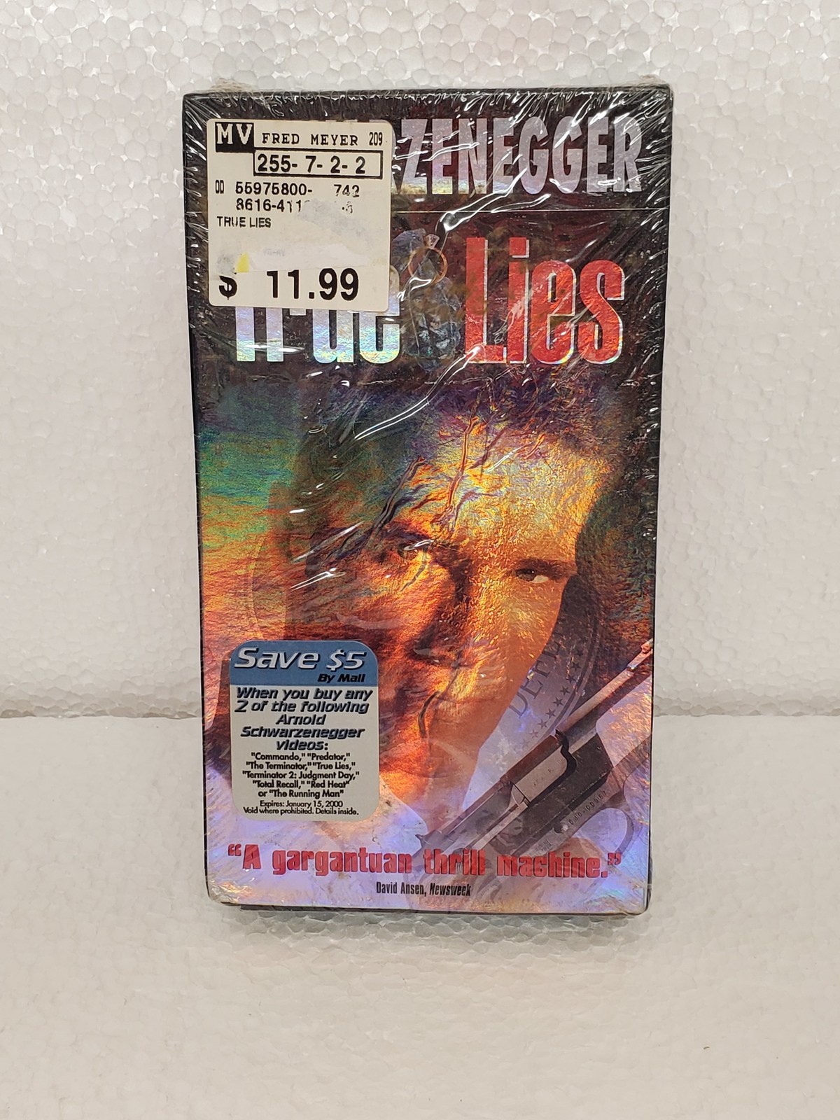 Vintage 'True Lies', 1995, VHS, Arnold Schwarzenegger - VHS Tapes