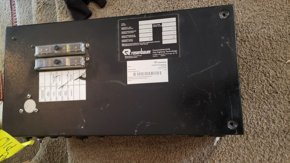 RARE Rosenbauer Fire Fighting Truck Control Box Panther Panel# R 600 ...