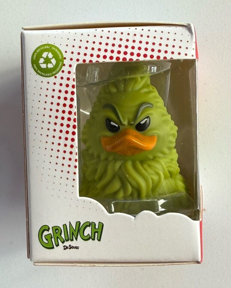 2024 Collectible Vinyl Rubber Duck Figure Dr. Seuss The Grinch Mini ...