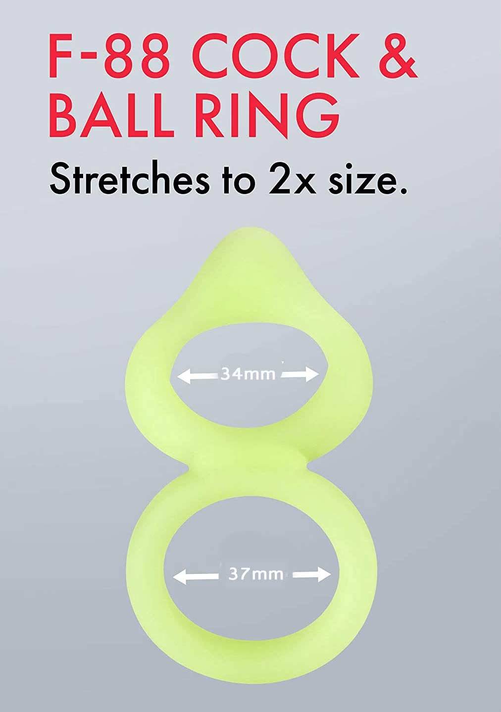 Double Ring Glow In The Dark Black Tickler and 50 similar items