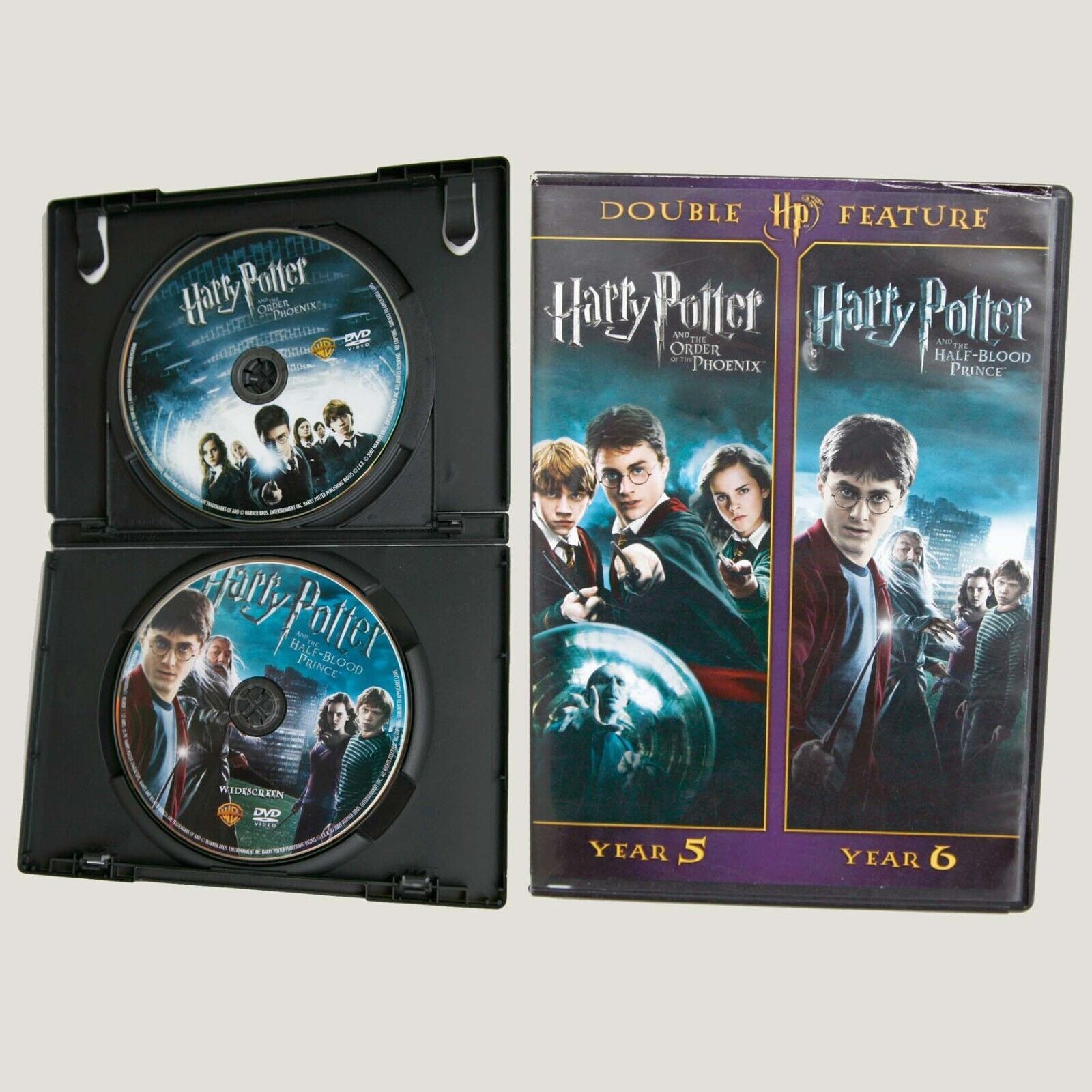 Harry Potter Film Collection Set (DVD) Lot of 5 Movies 8 DVDs Used ...