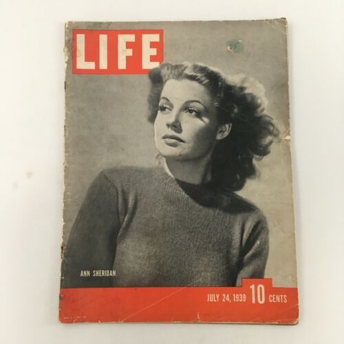 VTG Life Magazine July 24 1939 American Actress Ann Sheridan Feature ...