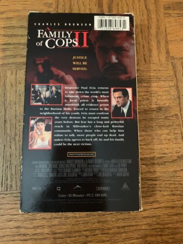 Family Of Cops 2 VHS-Rare Vintage-SHIPS N 24 HOURS - VHS Tapes