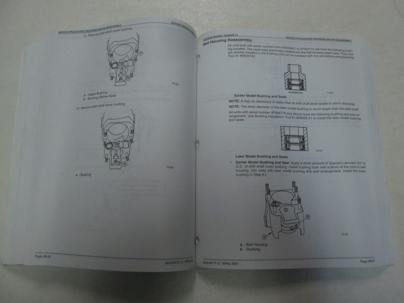2002 Mercury Mercruiser #14 Sterndrive Unità Alfa 1 Generazione 2 ...