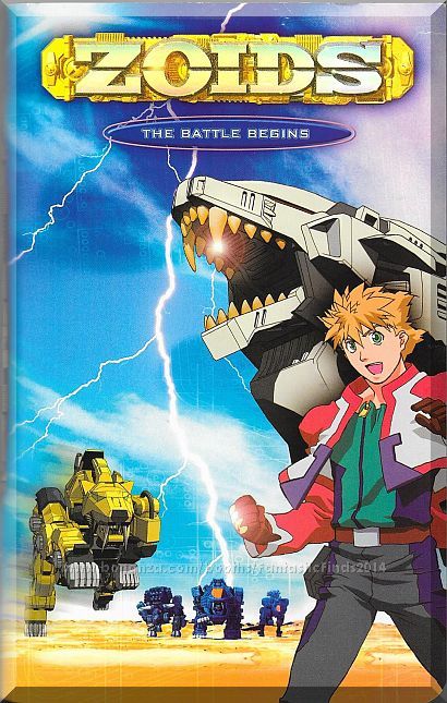 VHS - Zoids: The Battle Begins (2002) *4 Episodes / Bit Cloud / Team Blitz* - VHS Tapes