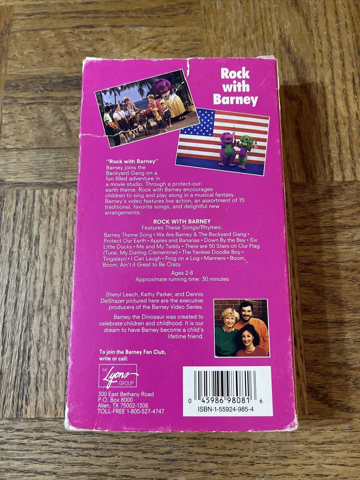 Barney Rock With Barney VHS - VHS Tapes
