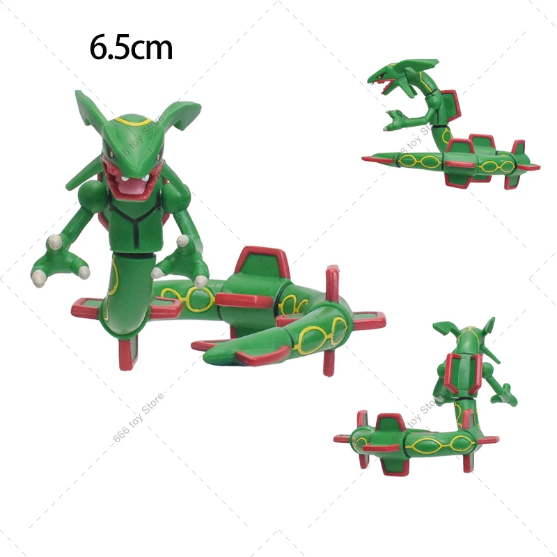 Mini Pokemon Figures Shiny Rayquaza Bulbasaur Zygarde Arceus Wartortle ...