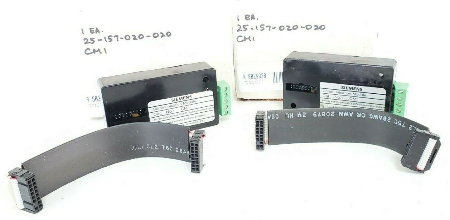 LOT OF 2 SIEMENS CM1 COMMUNICATION MODULES - PLC Processors