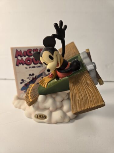 1928 PLANE CRAZY The Best of Mickey Mouse Disney Enesco Limited Edition ...