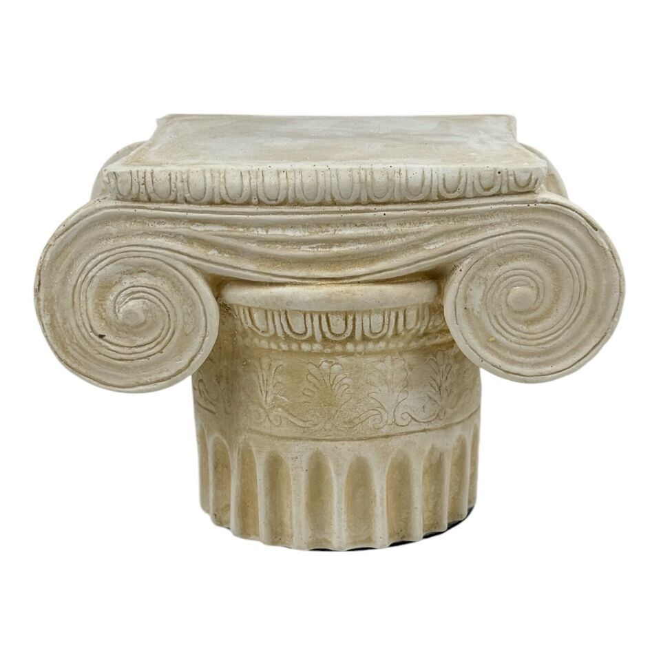 Ionic Order Capital Base Column Greek Roman Hard Plaster Small ...