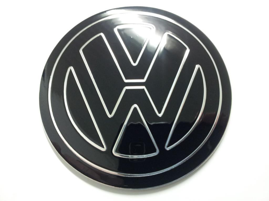 78mm (3.07") - Set of 4x Metal stickers car wheel center cap DOMED VW ...