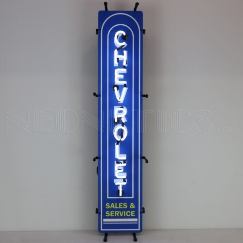 Chevrolet Neon Sign Licensed by Chevrolet Vertical Neon Sign - Other ...