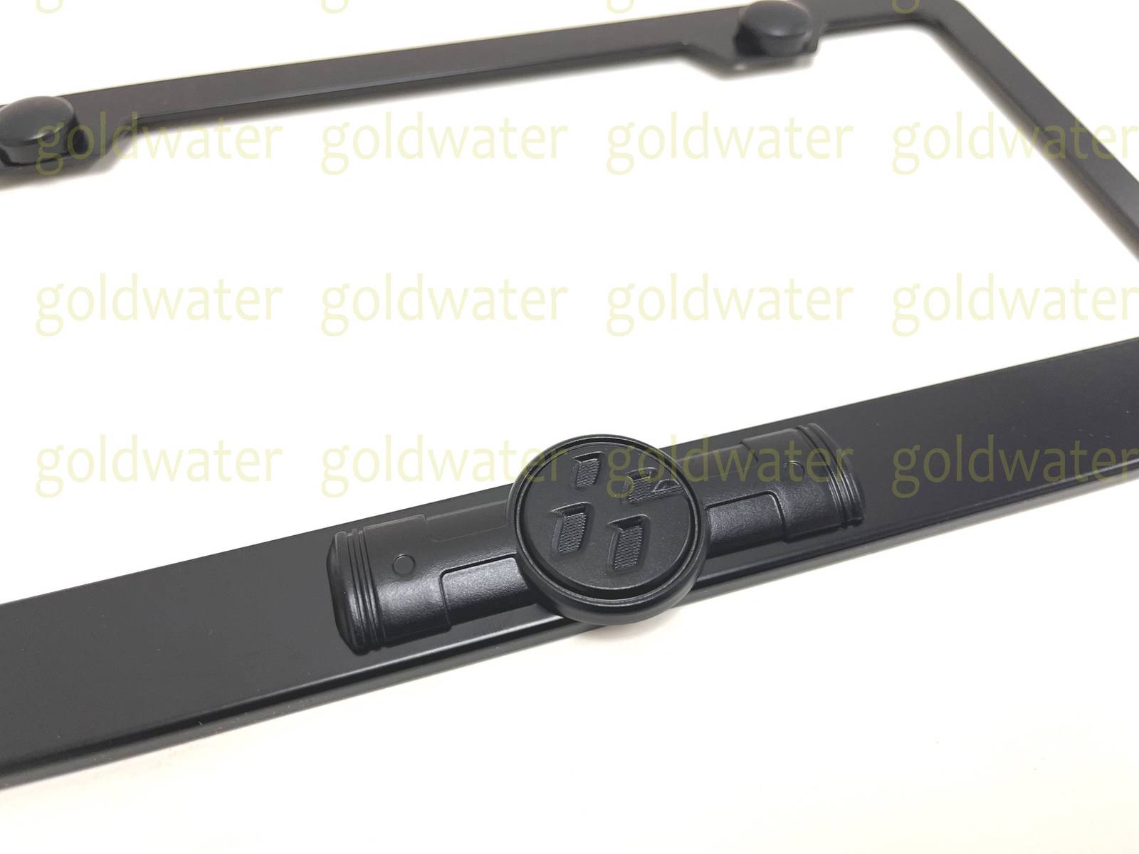 3D (Black) 86 LOGO Emblem Black Powder Coated Metal License Plate Frame ...