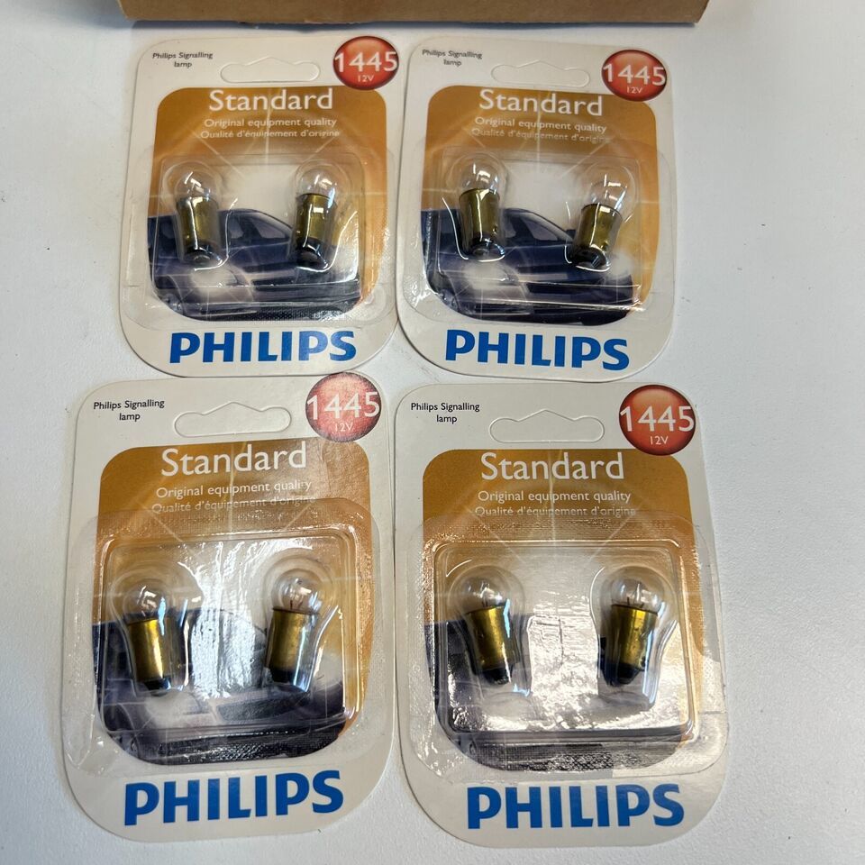 4pk Philips 1445 12V Standard Signalling Lamp Original Equipment ...