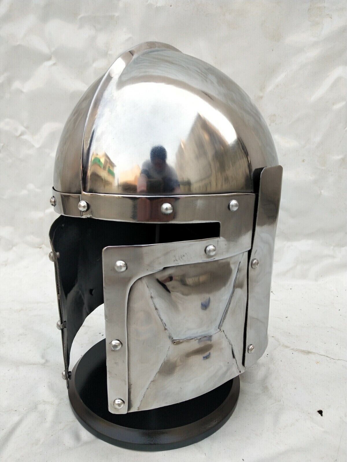Medieval Armor Mandalorian Inspired Helmet LARP SCA Collectible Metal ...