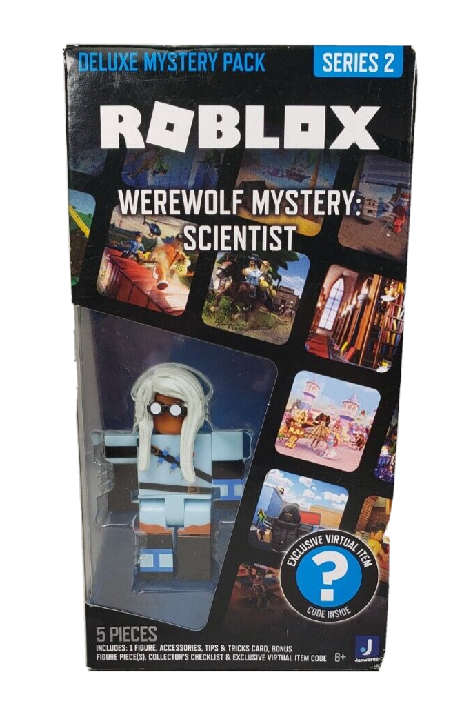 New! Roblox Deluxe Mystery Pack Werewolf Mystery: Scientist New with ...