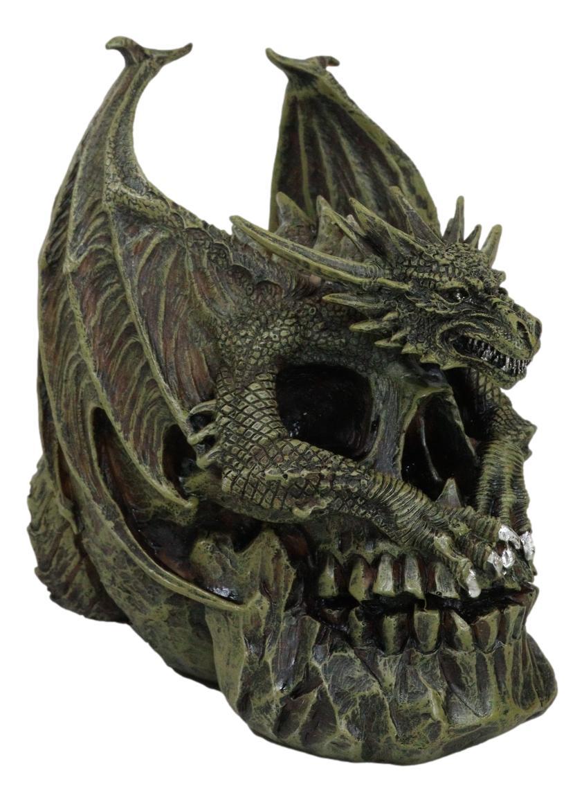 Hades Hellbringer Drogon Winged Behemoth Dragon Perching On Rocky Skull ...