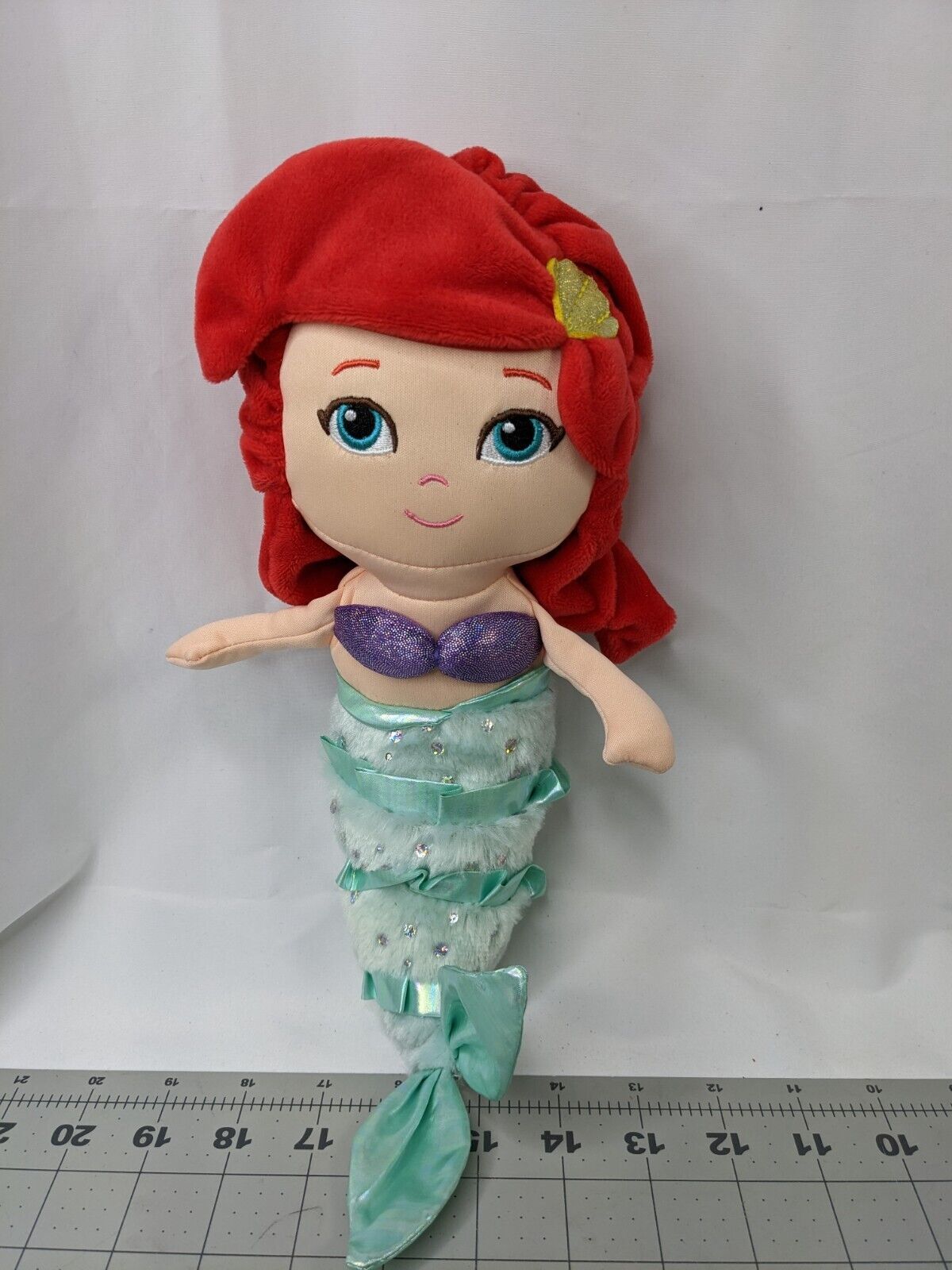 Little Mermaid Ariel Plush Doll 14 Inch Stuffed Toy - Disney