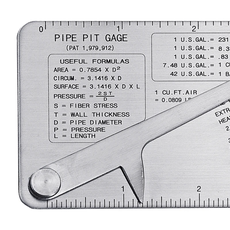 Professional Pipe Pit Welding Gauge Pipeline Diameter Weld Undercut ...