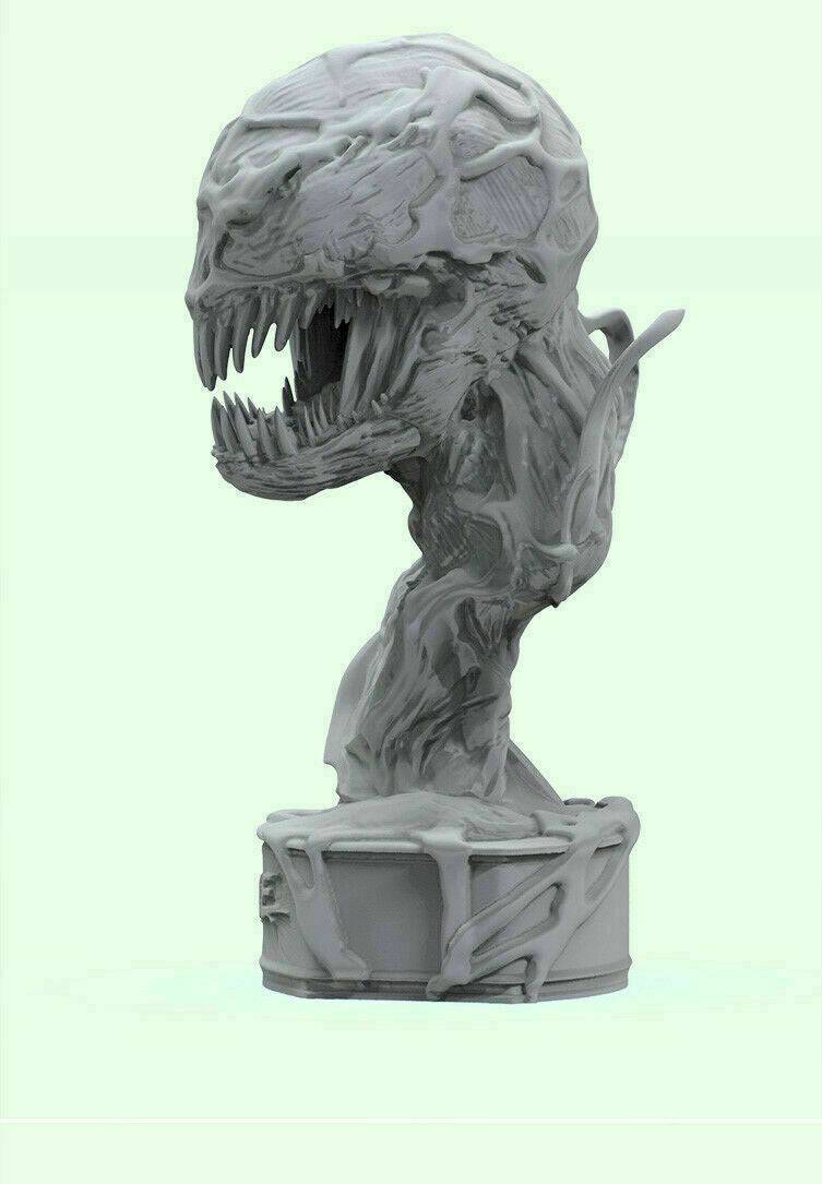 260mm BUST 3D Print Superhero Model Kit Venom Unpainted - Figures