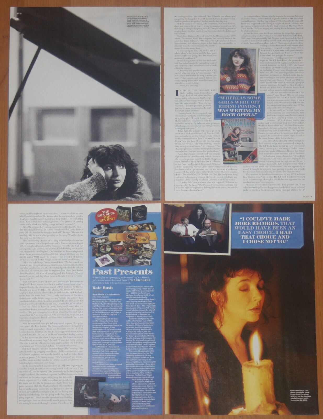 KATE BUSH magazine clippings 1980s/00s and similar items