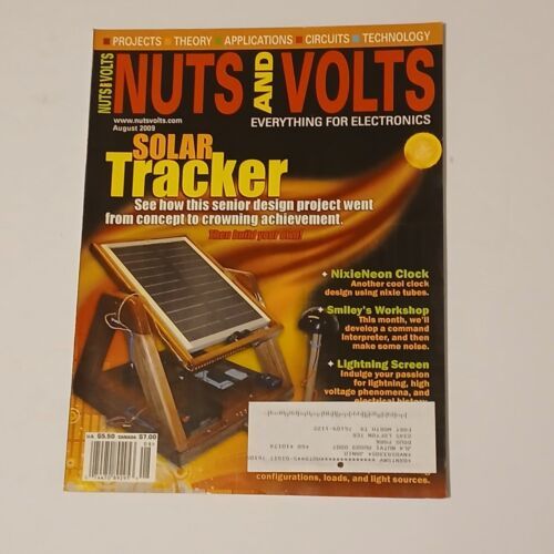 Nuts and Volts Magazine August 2009 Solar Tracker - Nixieneon Clock ...